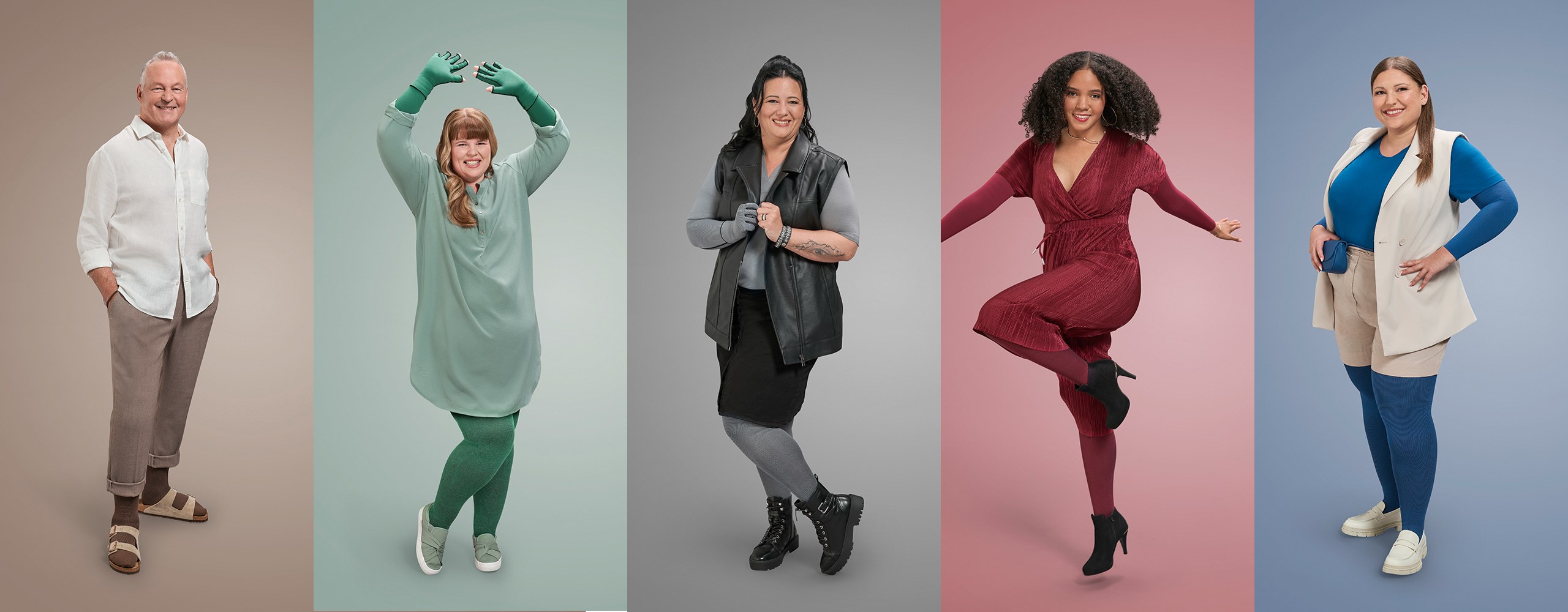 Flat-Knit Compression Wear | Sigvaris Optiform for Lymphedema & Lipedema | Sigvaris.com