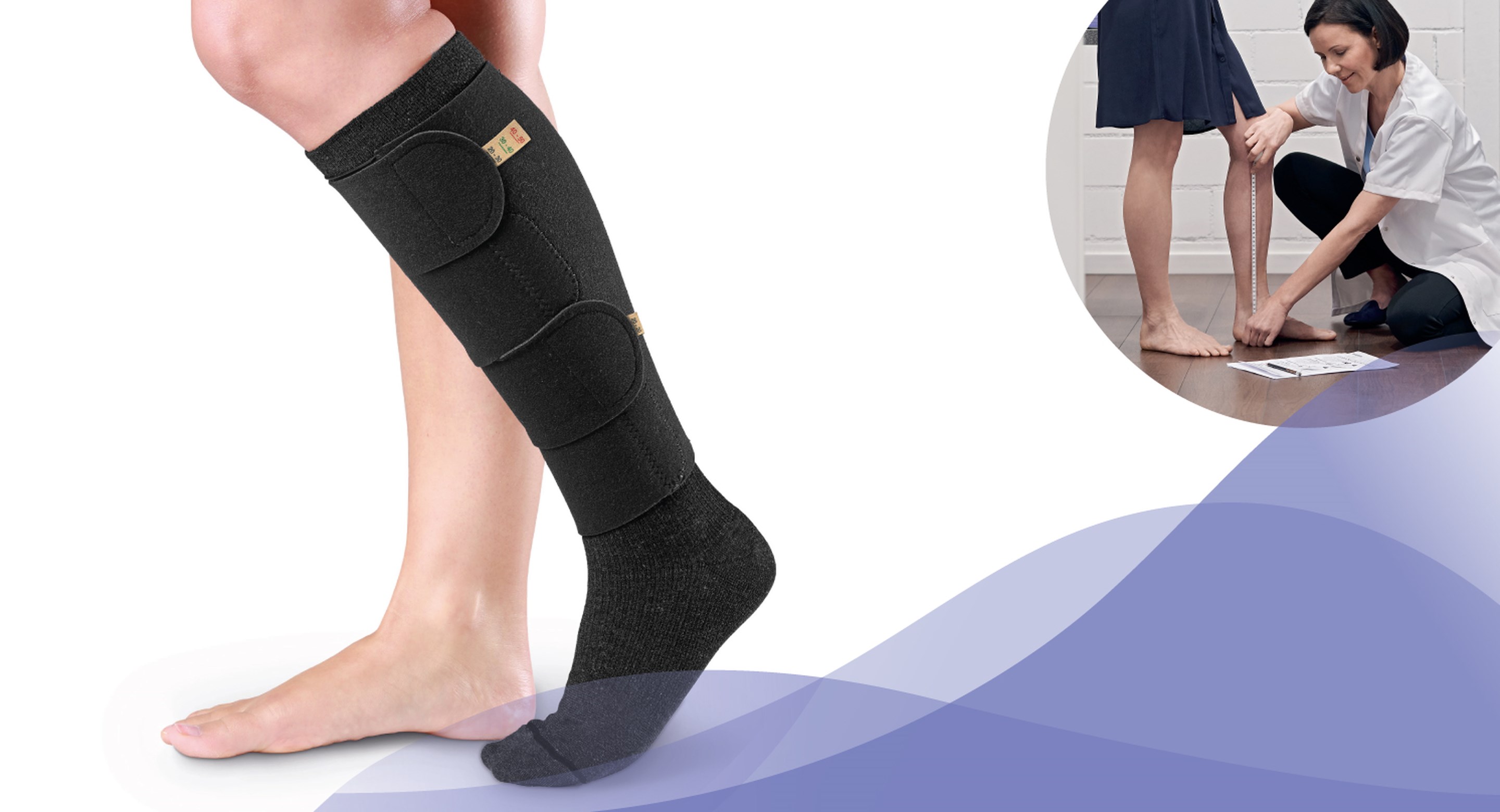 Let's Measure Together - Inelastic compression wraps | Sigvaris.com